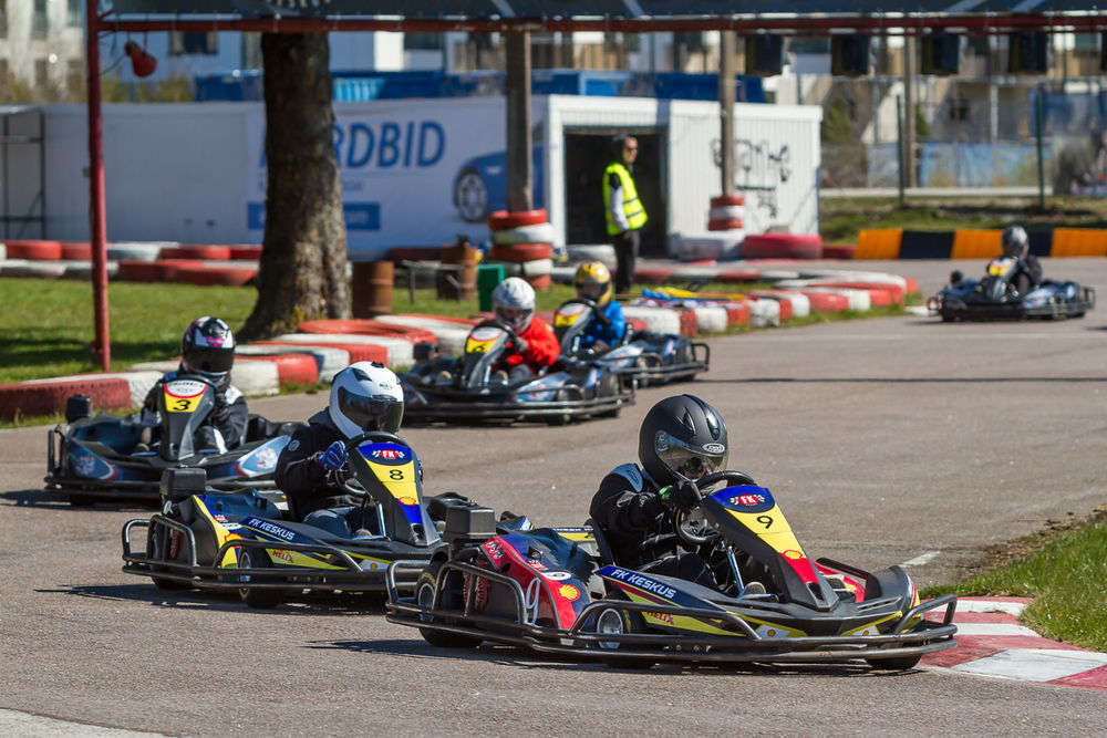 Outdoor karting track of FK Centre